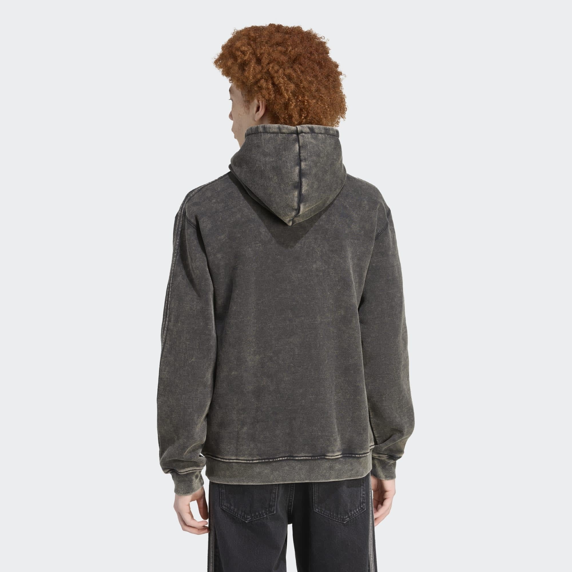 Adidas Washed Hoodie 'Black|JY2792|Top Fashion